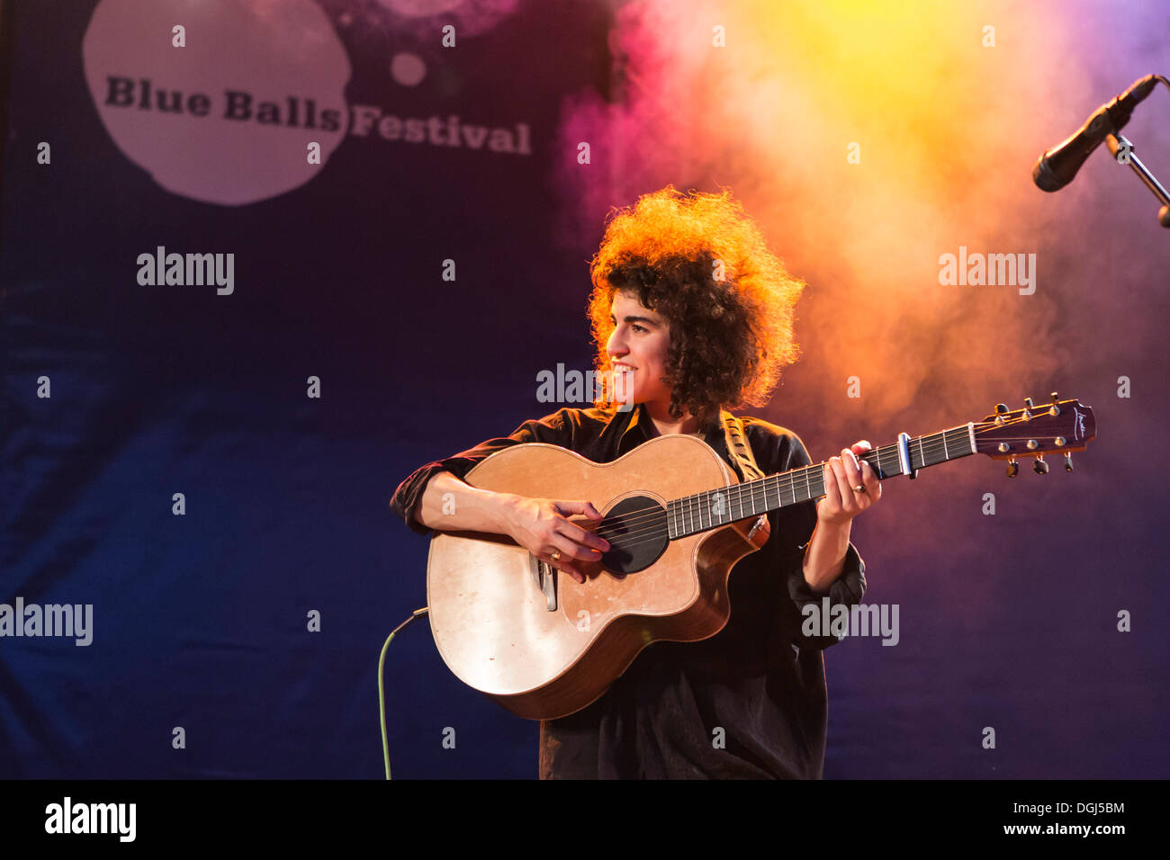 The British singer-songwriter Karima Francis performing live at the ...