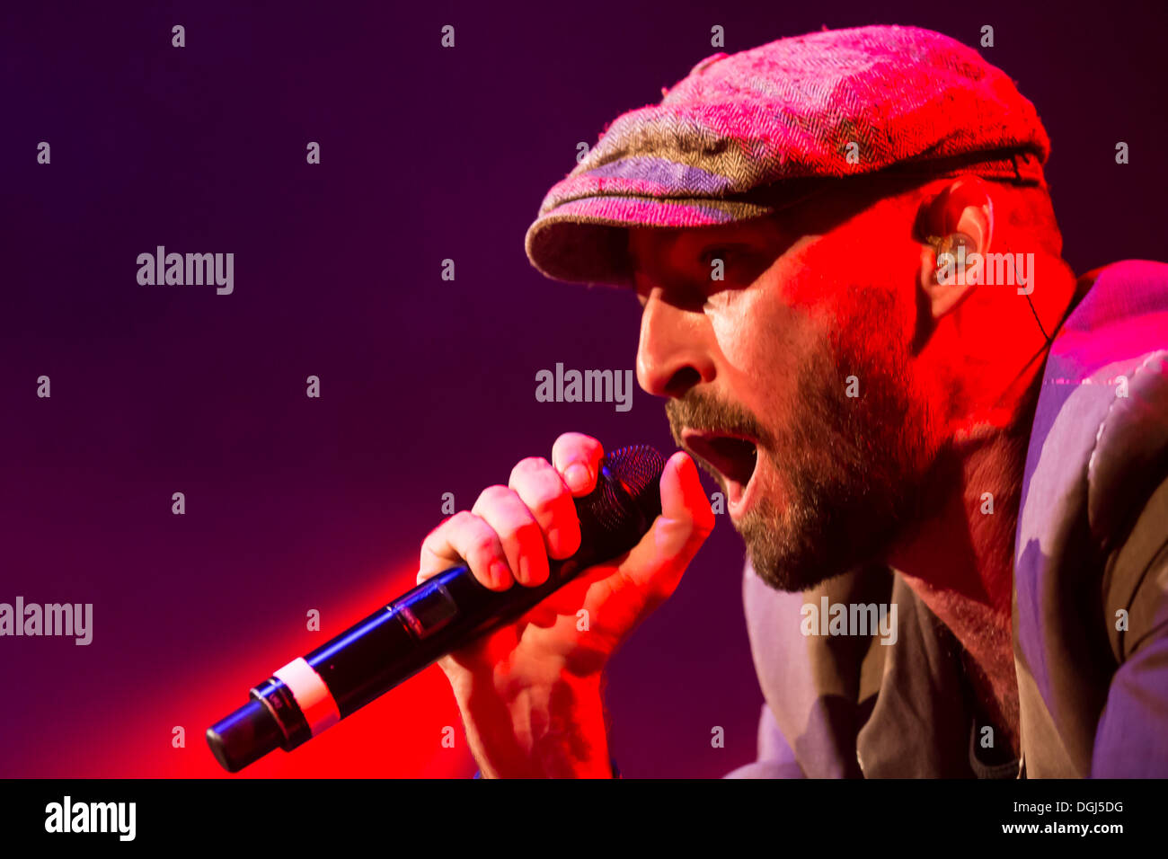 The German reggae singer and musician Tilmann Otto, aka "Gentleman ...