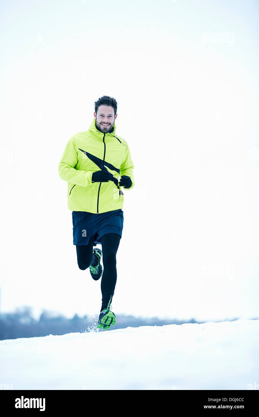 Man running away dark hi-res stock photography and images - Alamy