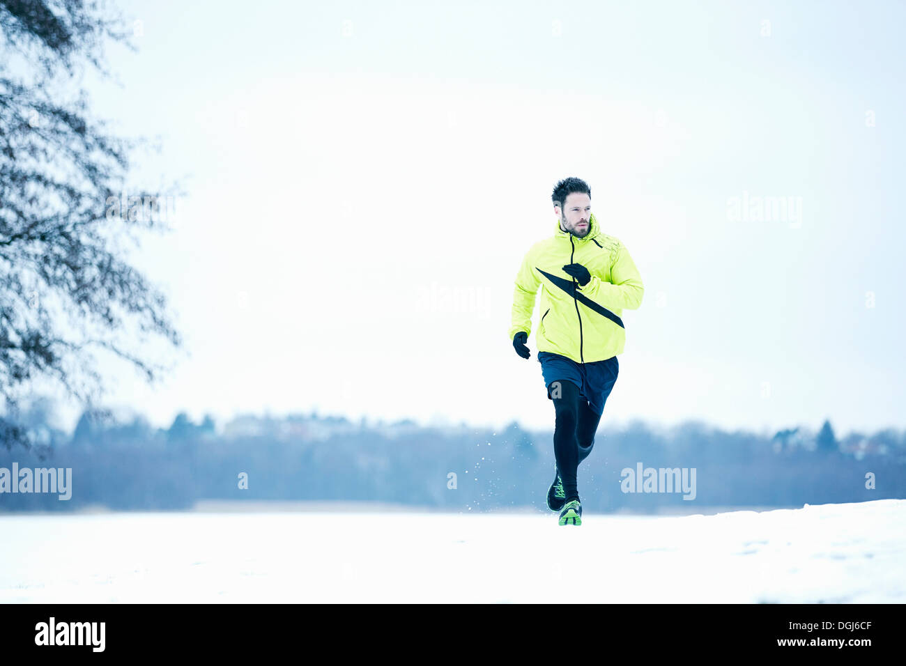 Man running away dark hi-res stock photography and images - Alamy