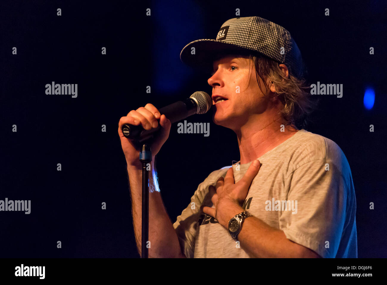 Singer and frontman John Paul Luke Connor from the U.S. crossover band ...