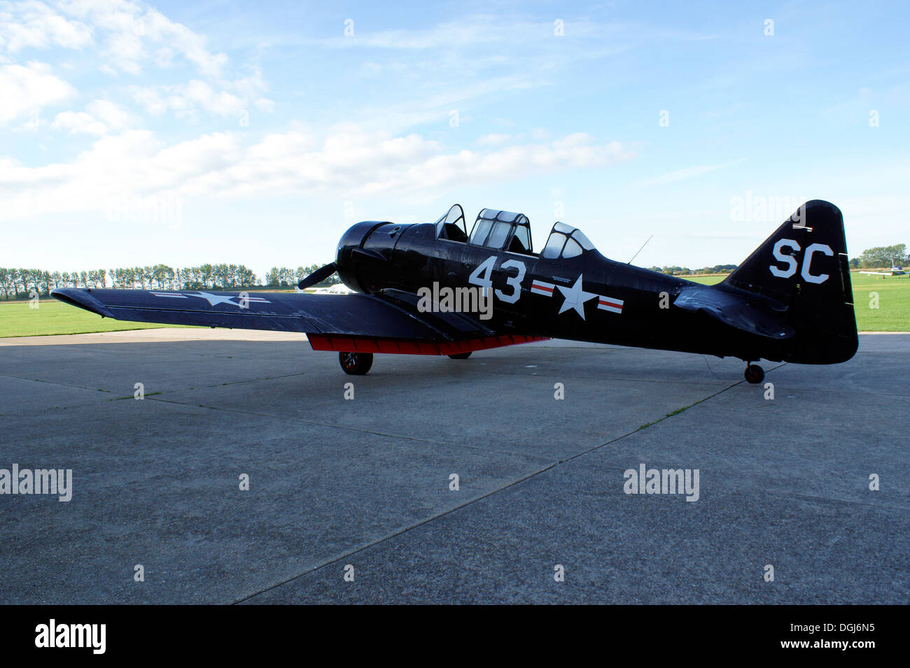 NORTH AMERICAN TEXAN TRAINER US NAVY Stock Photo - Alamy