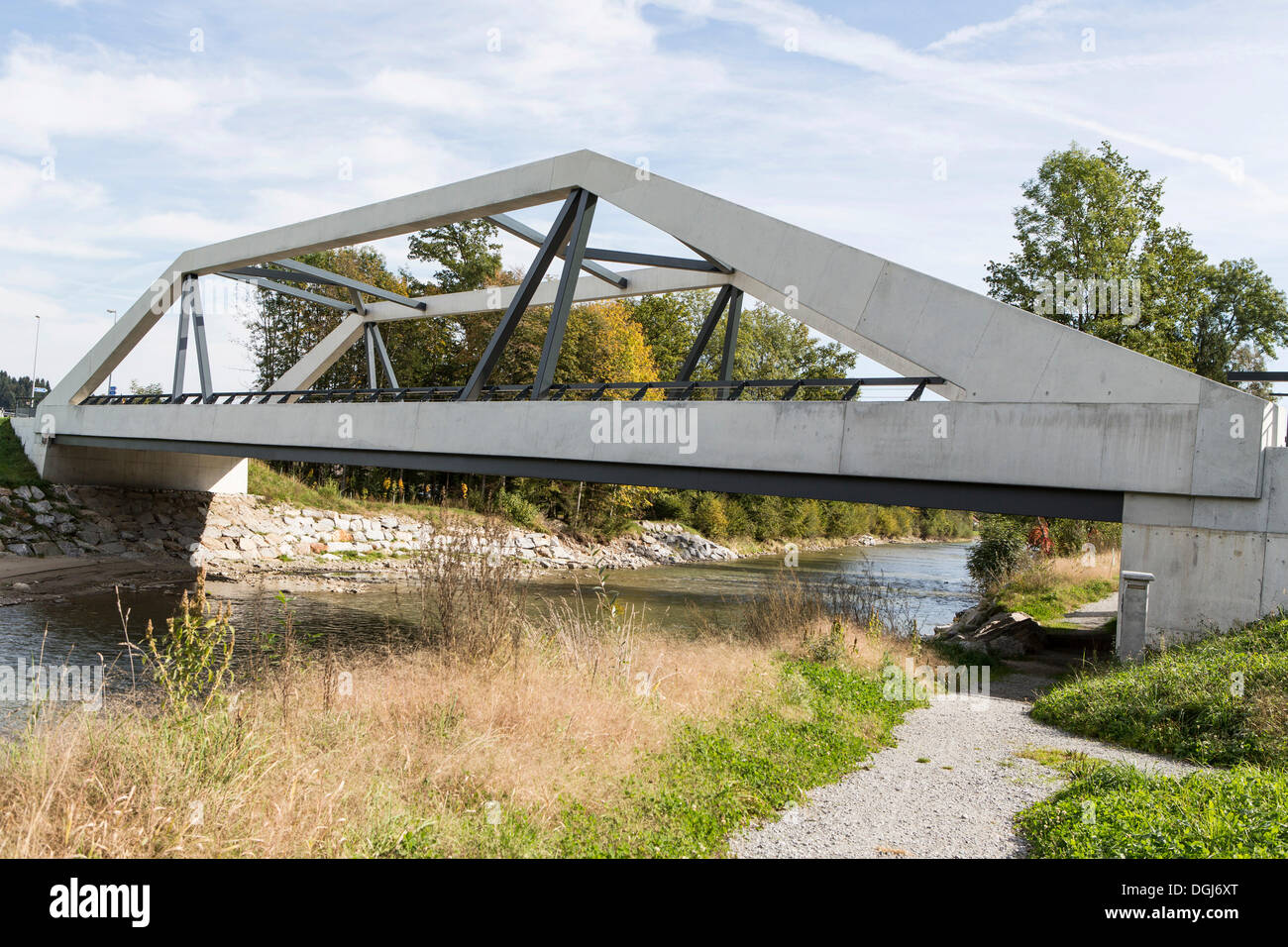 Blattenbruecke bridge, new construction of summer 2011, over the Kleine ...