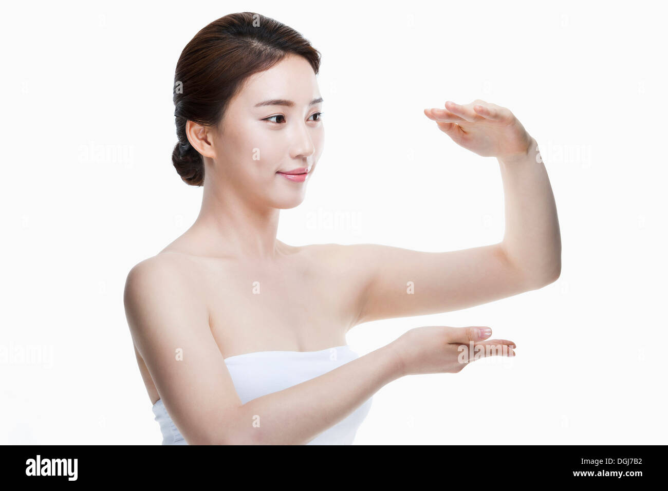 Korean woman facial expression series hi-res stock photography and ...
