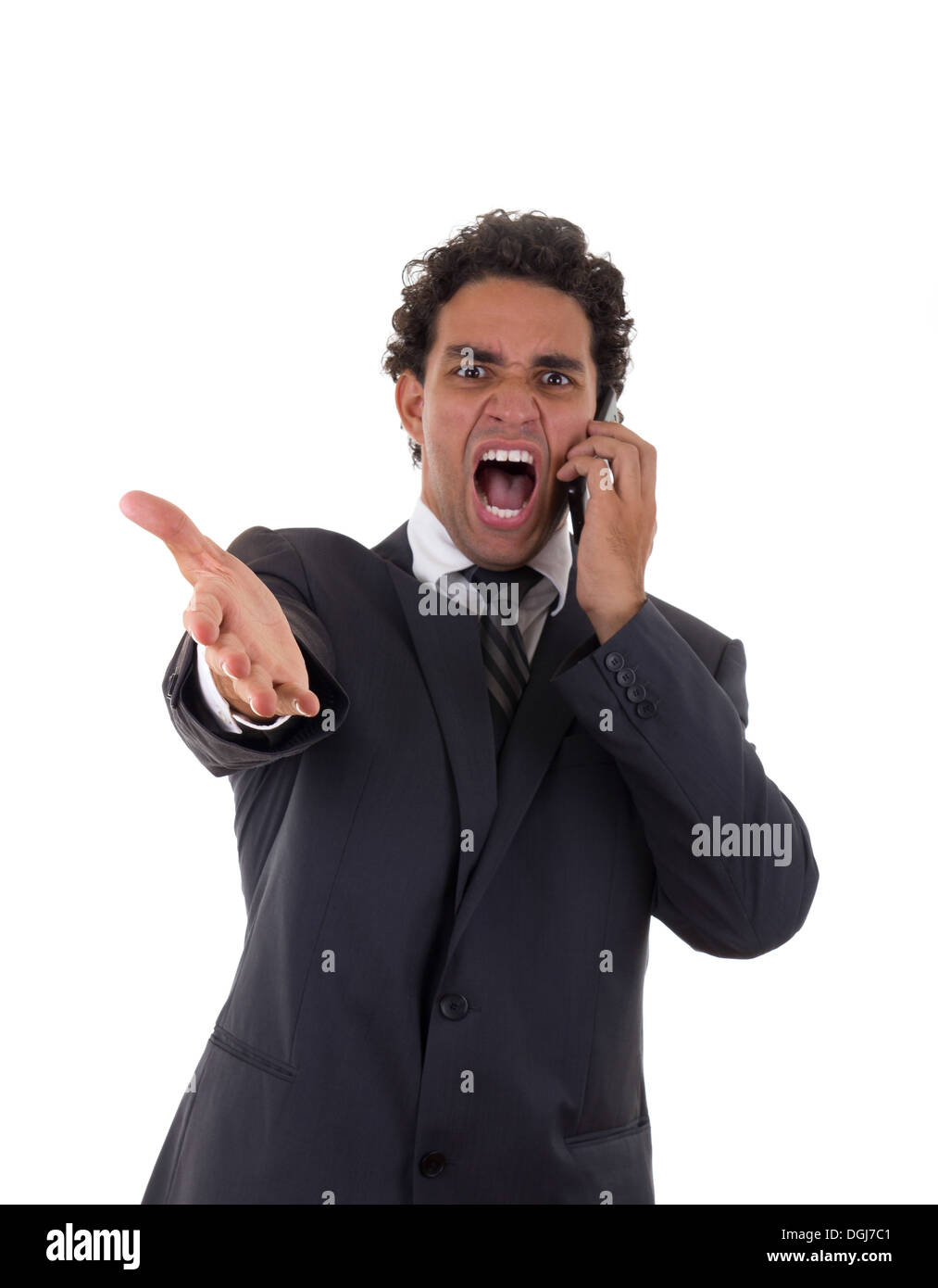 businessman in suit is furious and mad about the job Stock Photo - Alamy