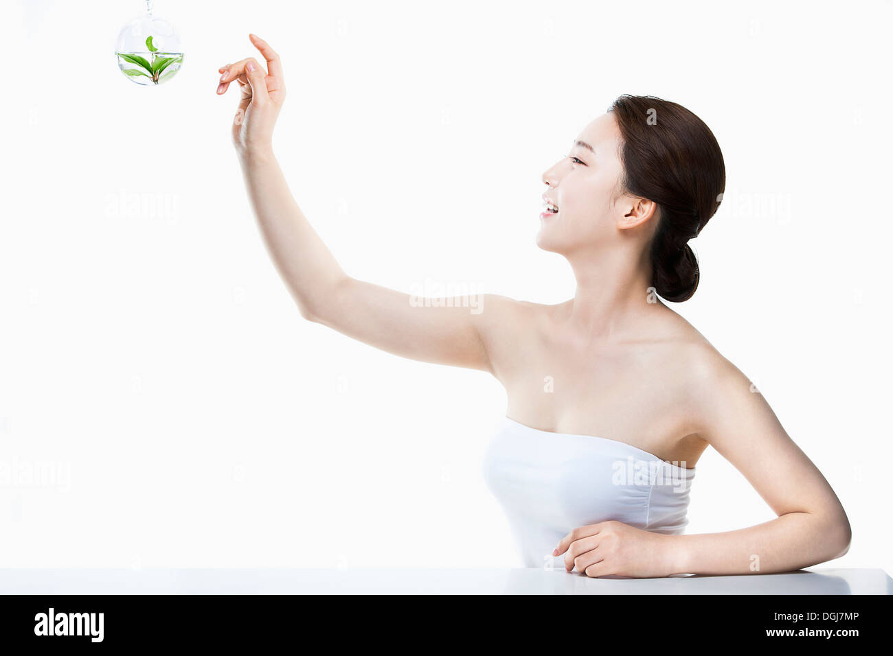 Hand reaching out side view hi-res stock photography and images - Alamy