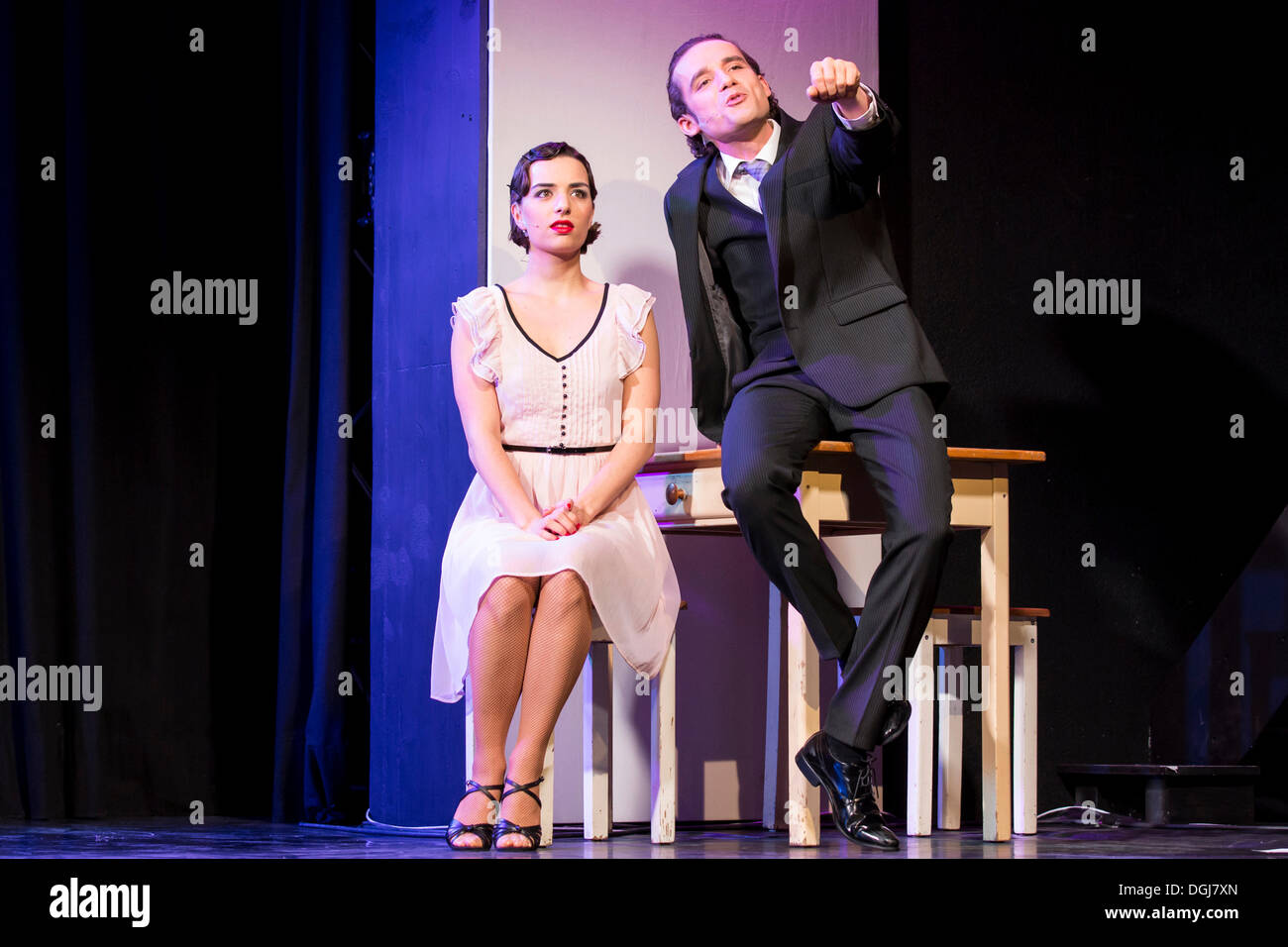 The musical Chicago with Annette Krossa as Roxie Hart and Aris Sas as ...