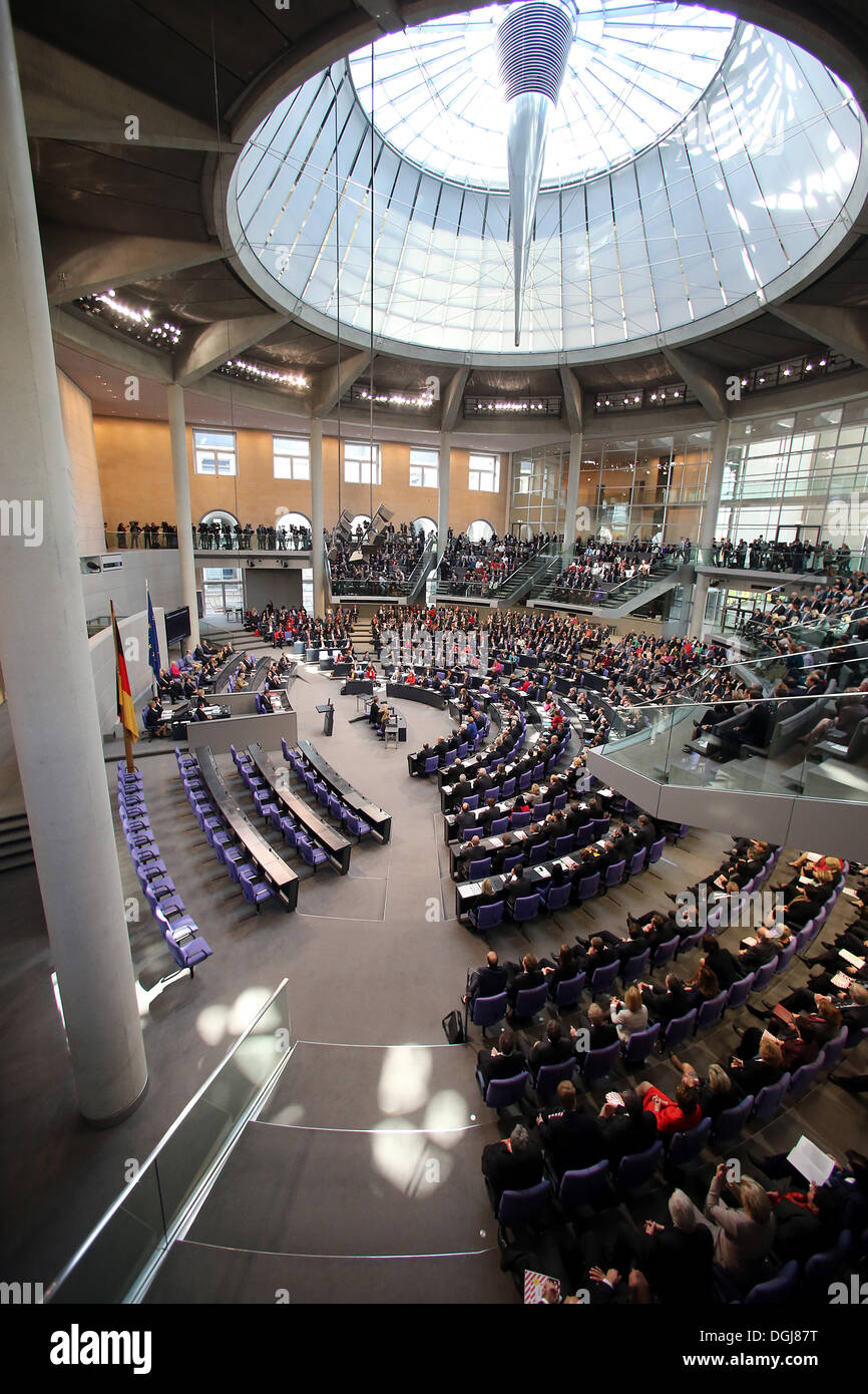 Berlin, Germany. 22nd Oct, 2013. Start of the constituent assembly of ...