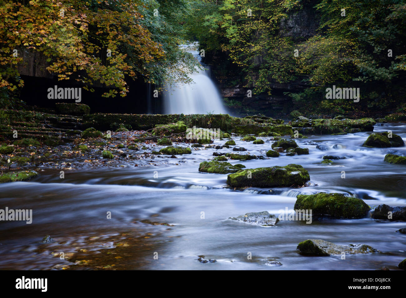 Cauldron Falls, West Burton, Yorkshire Dales Stock Photo - Alamy
