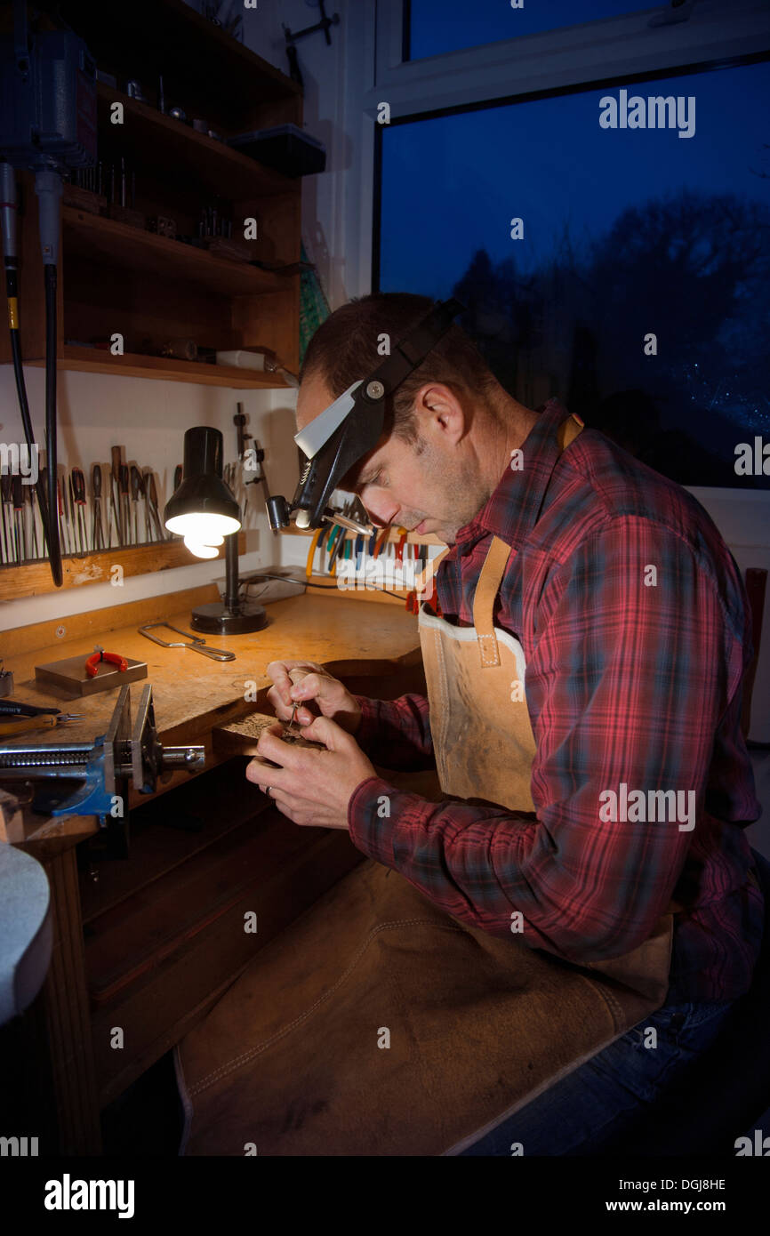 Silversmith work bench hi-res stock photography and images - Alamy