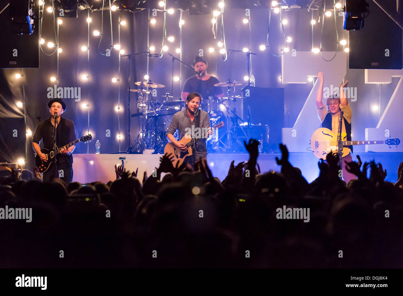The Swiss band 77 Bombay Street, performing live at the Schueuer ...