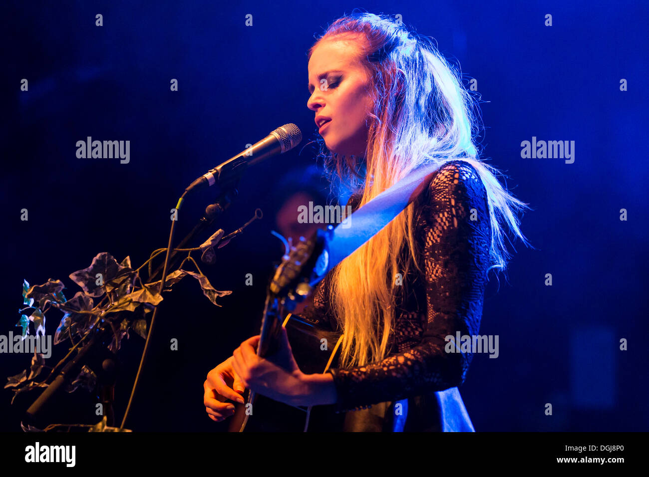 British folk-pop singer Kyla La Grange performing live in the Schueuer ...