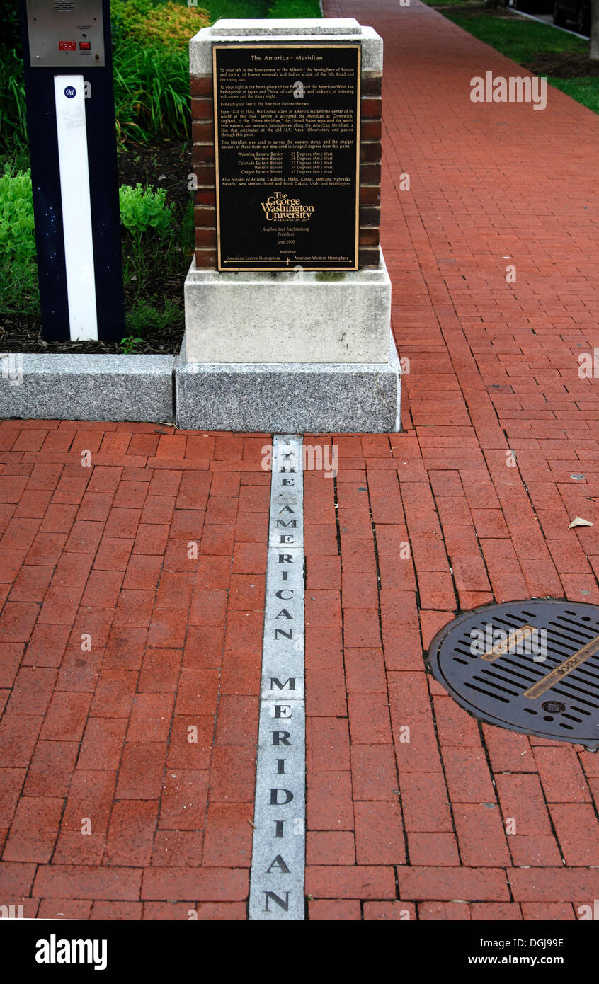 The American Meridian, Georgetown, Washington, DC, USA Stock Photo - Alamy