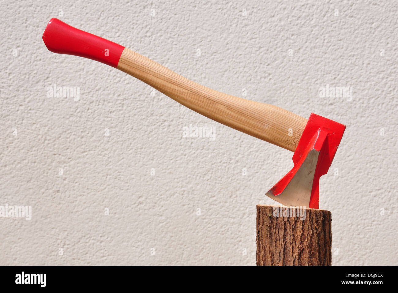 Axe on stem Stock Photo - Alamy