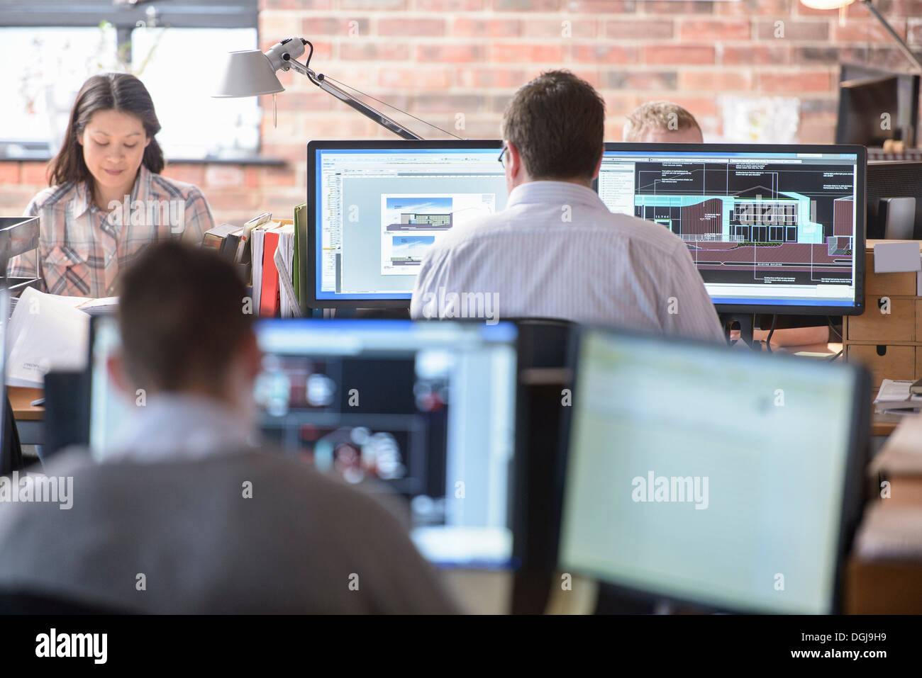 Female indoors modern hi-res stock photography and images - Alamy