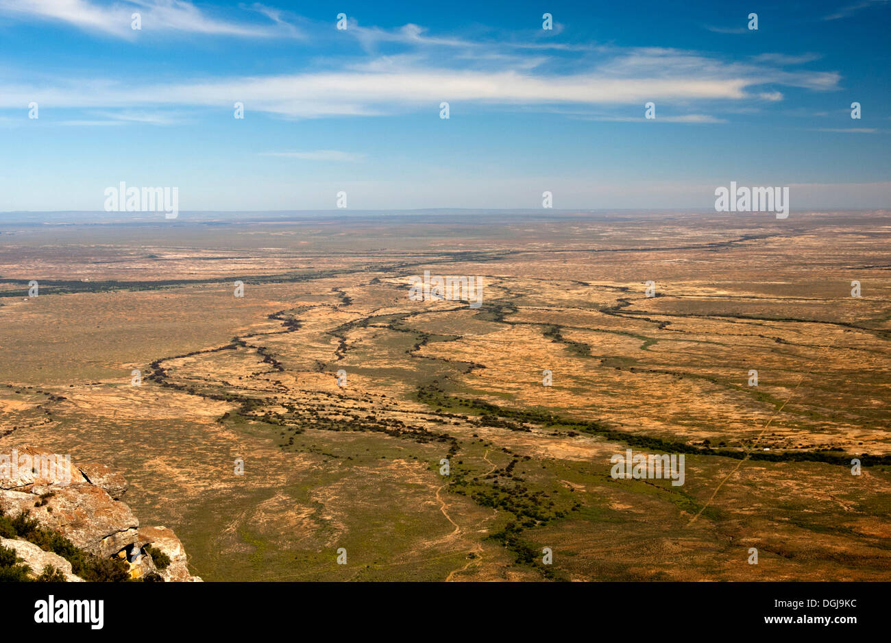 View from the Vanrhyns Pass between Vanrhynsdorp and Nieuwoudtville on ...
