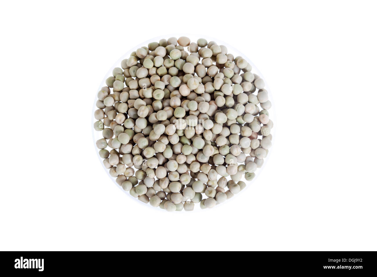 Dried Peas isolated on white background Stock Photo - Alamy