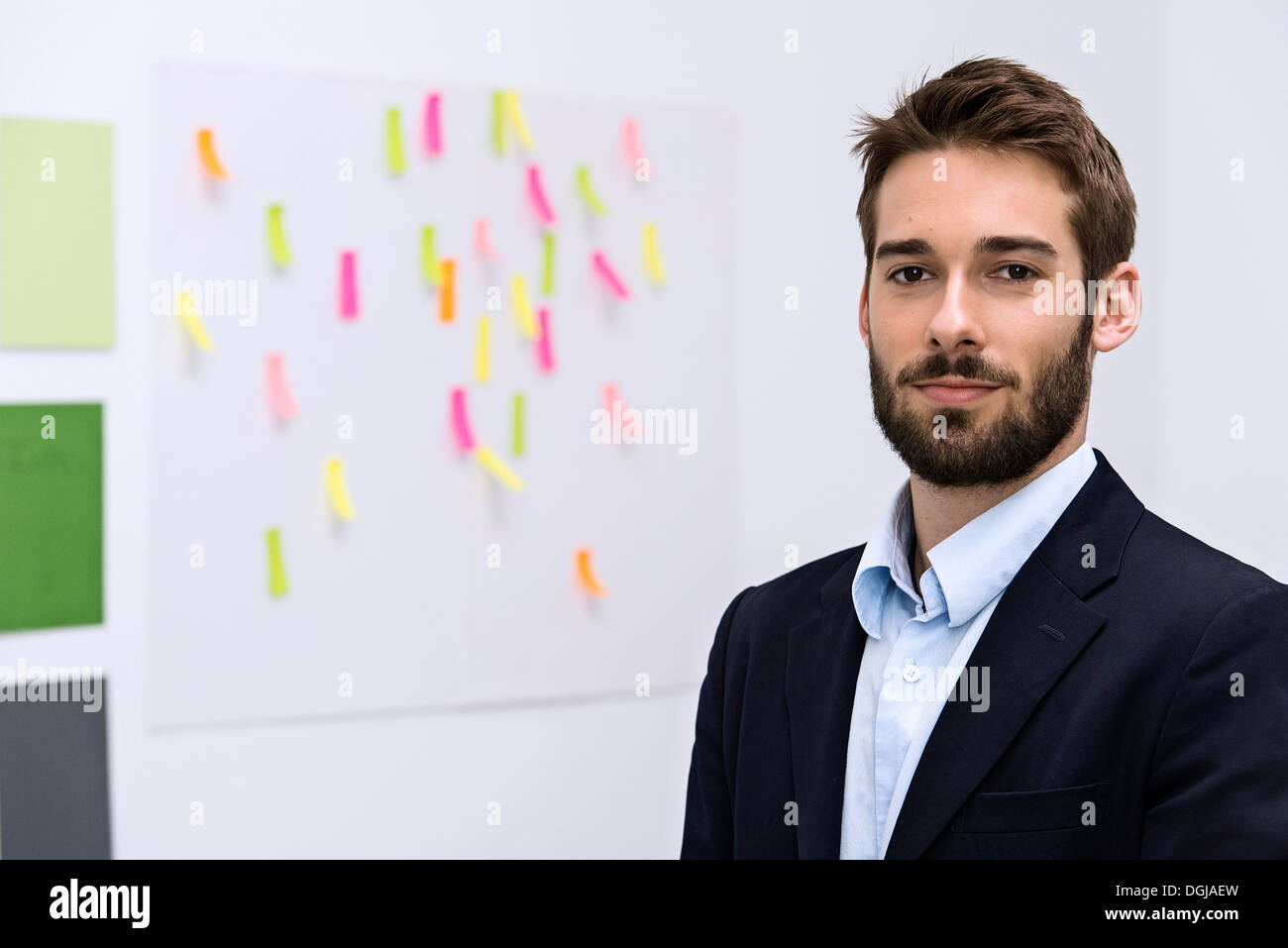 Portrait of young man in design studio Stock Photo - Alamy