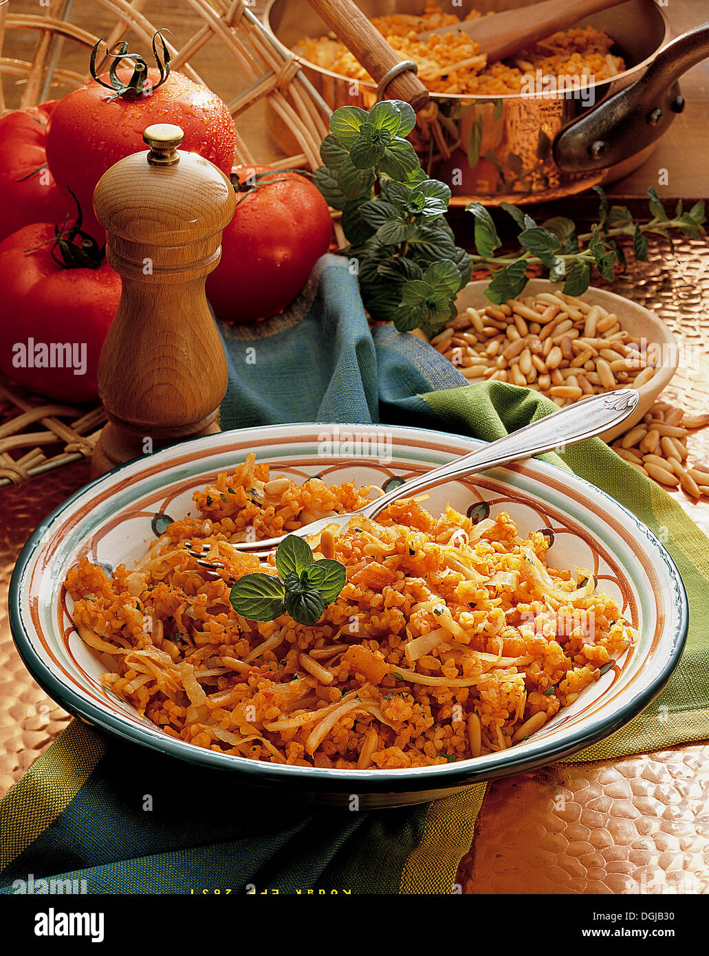 Tomato pilaw or pilaf, Turkey Stock Photo - Alamy