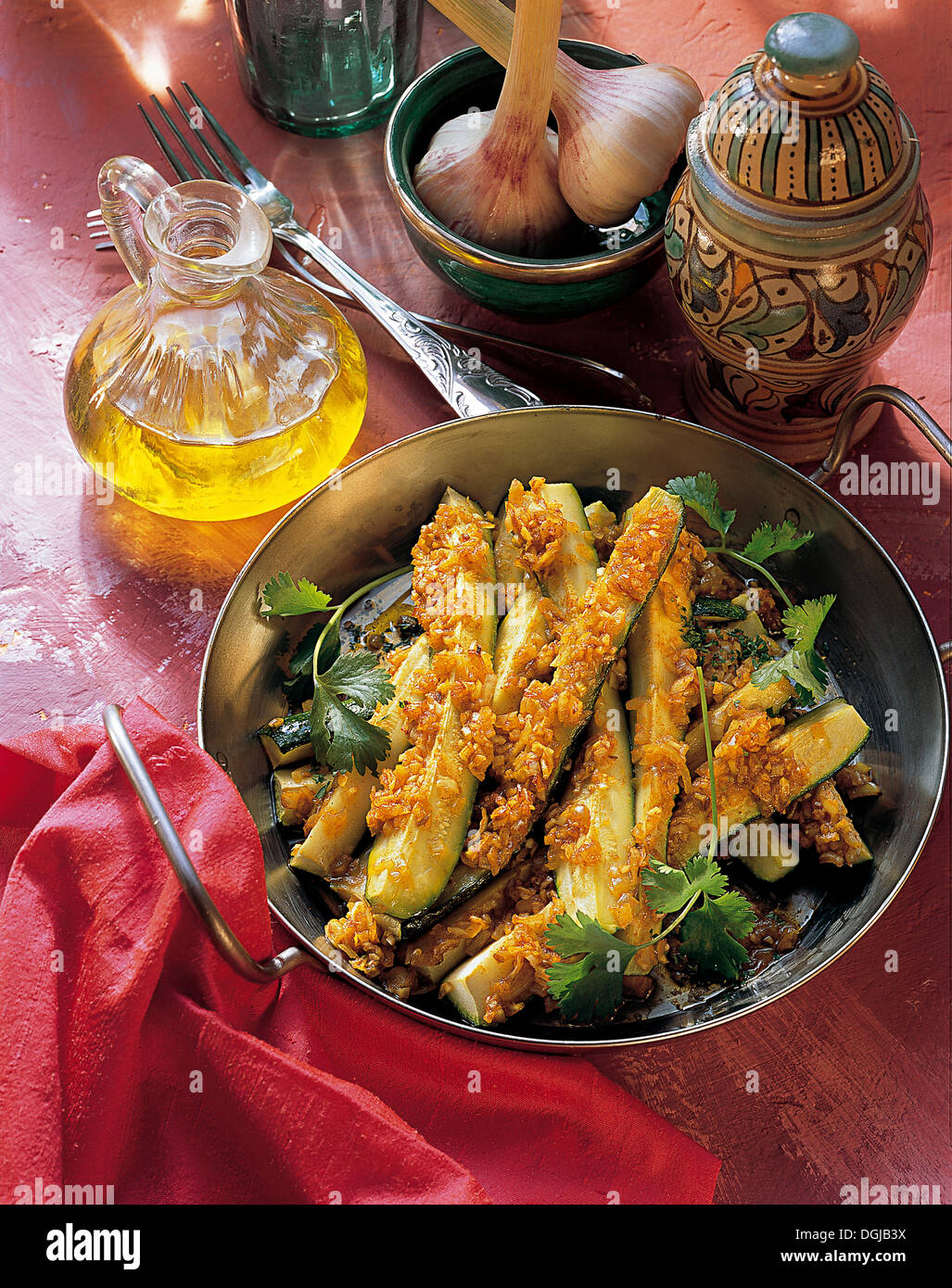 Libyan style courgettes hi-res stock photography and images - Alamy