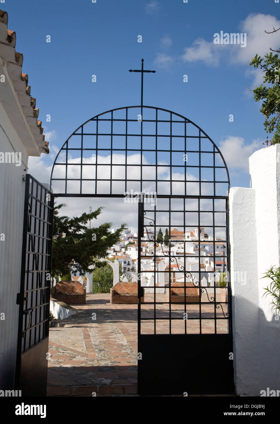 Comares village, Axarquía region, Malaga province, Andalusia, Spain ...