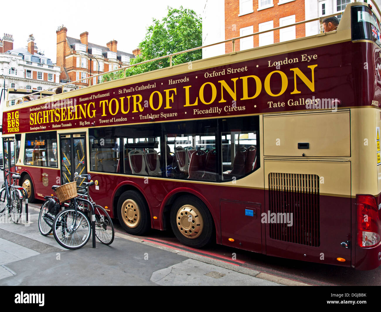 Big Bus Tours sightseeing bus, Baker Street, London, England, United ...