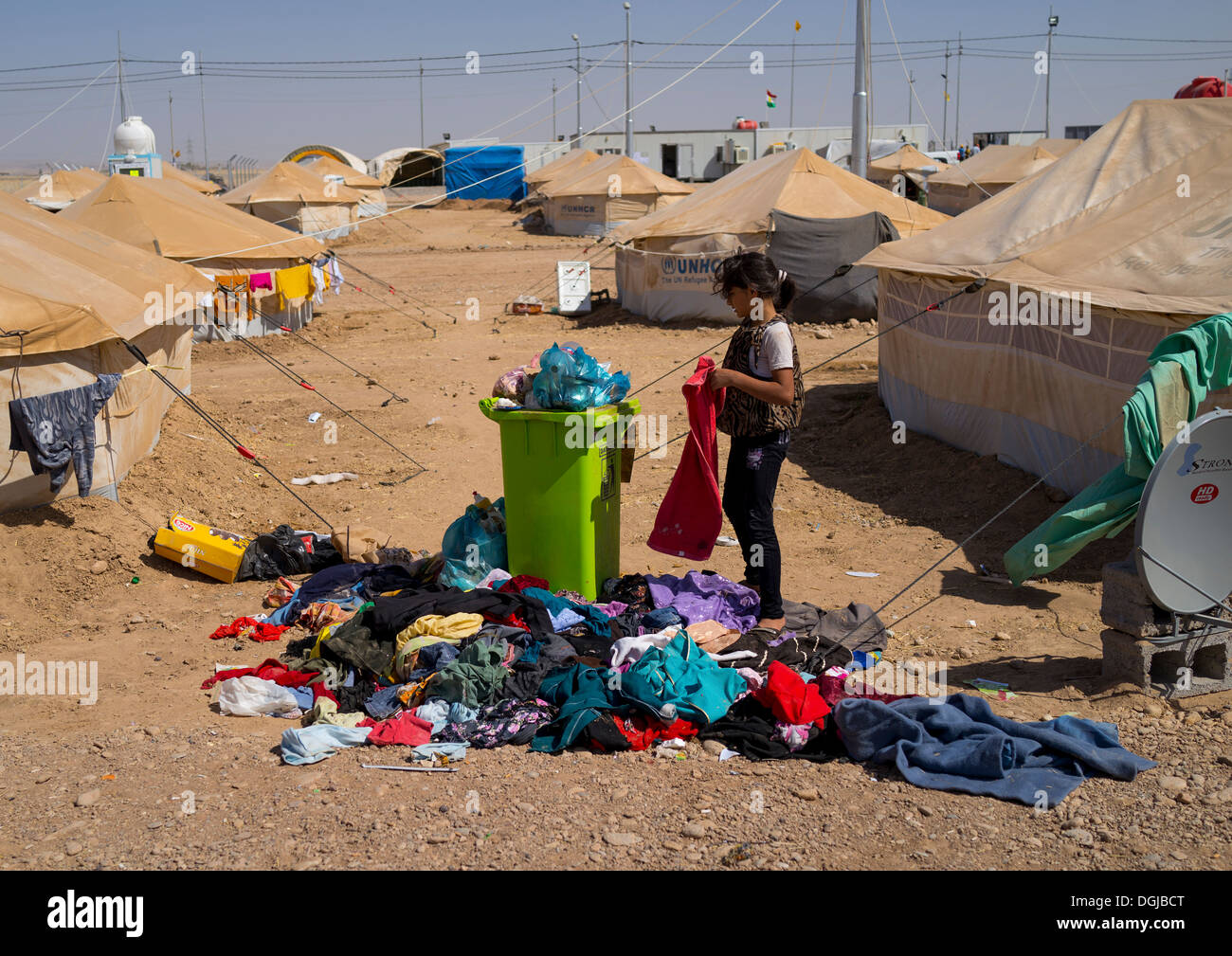 Syrian Refugee Camp, Erbil, Kurdistan, Iraq Stock Photo - Alamy