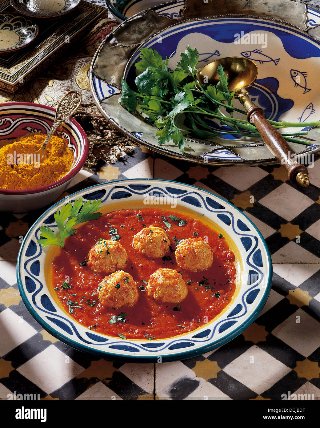 Syrian fish dumplings, Syria Stock Photo - Alamy