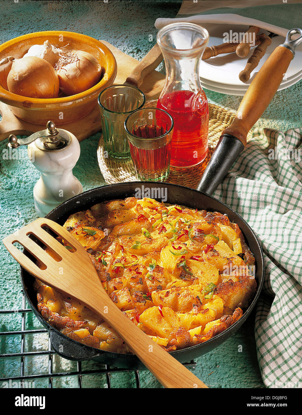 Spanish tortilla, Spain Stock Photo - Alamy
