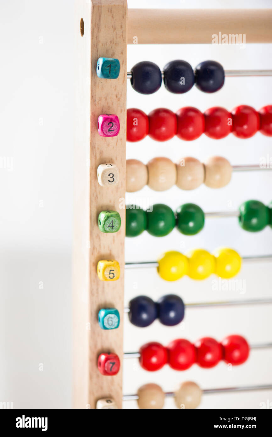 an abacus with different color Stock Photo - Alamy