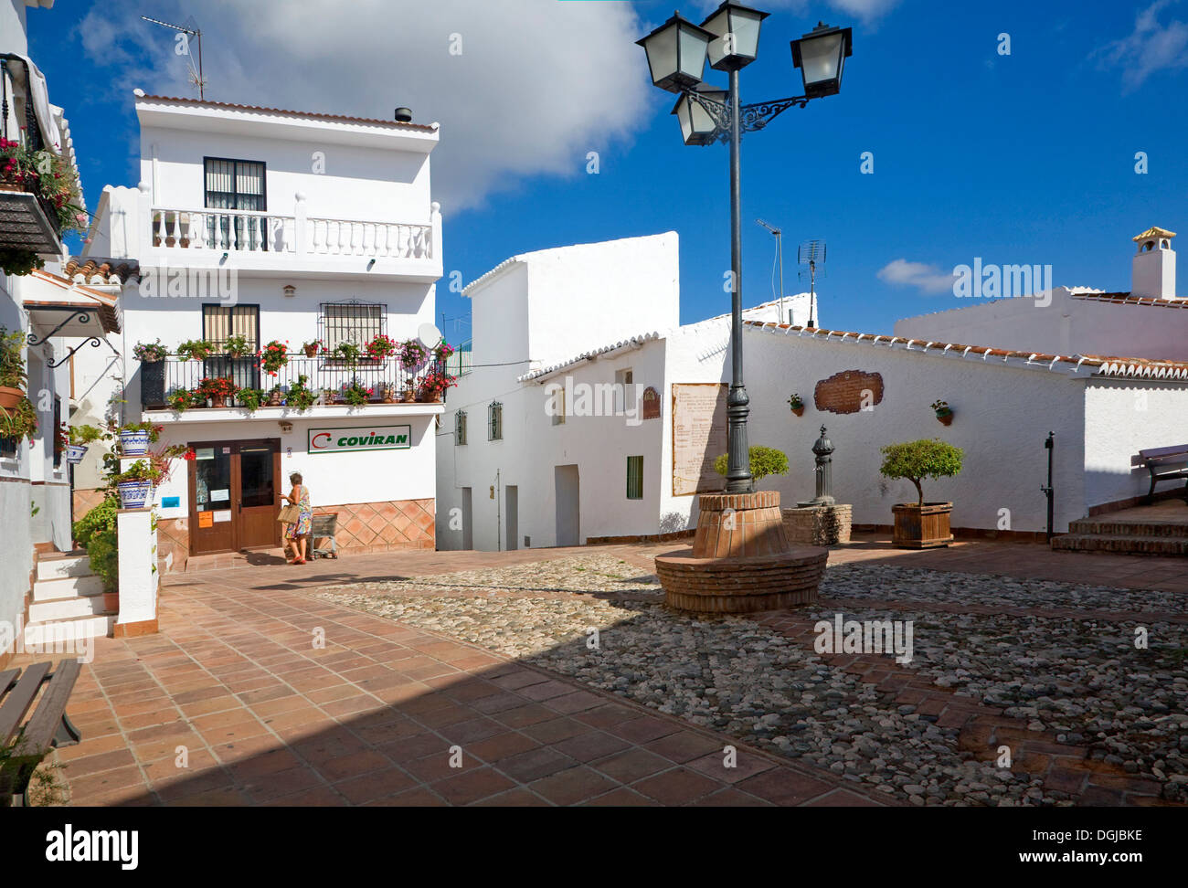 Comares village, Axarquía region, Malaga province, Andalusia, Spain ...