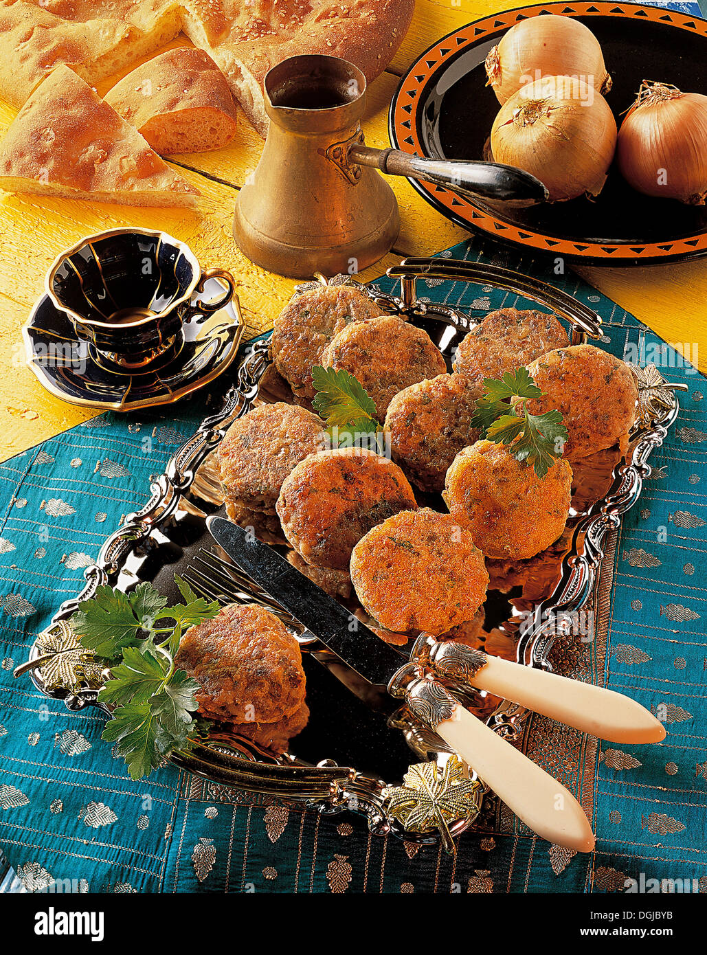 Turkish lamb meatballs, Turkey Stock Photo - Alamy