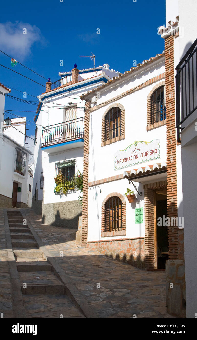 Tourist information office Comares village, Axarquía region, Malaga ...