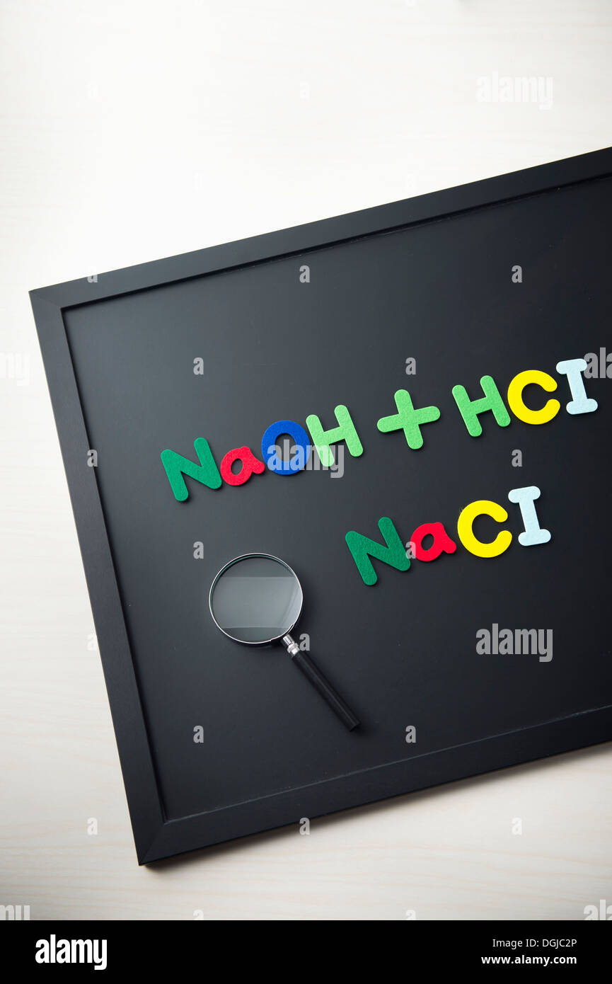 alphabets spelling chemical formulas Stock Photo - Alamy