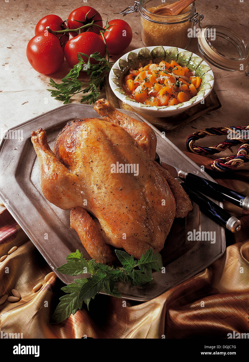 Thracian chicken, Turkey Stock Photo - Alamy