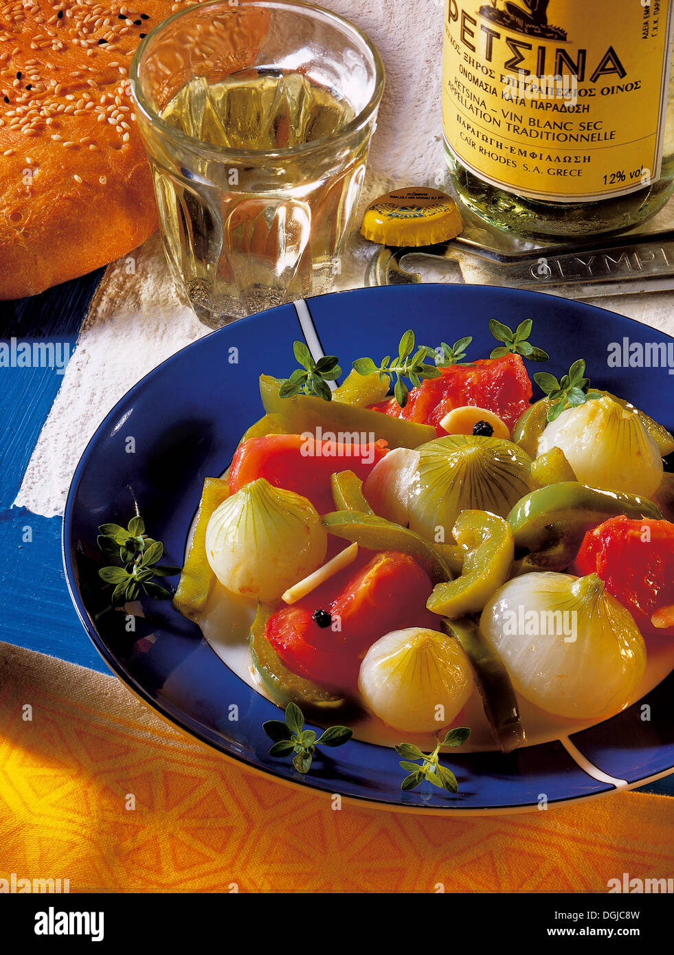 Vegetable stifado, Greece, Crete Stock Photo - Alamy