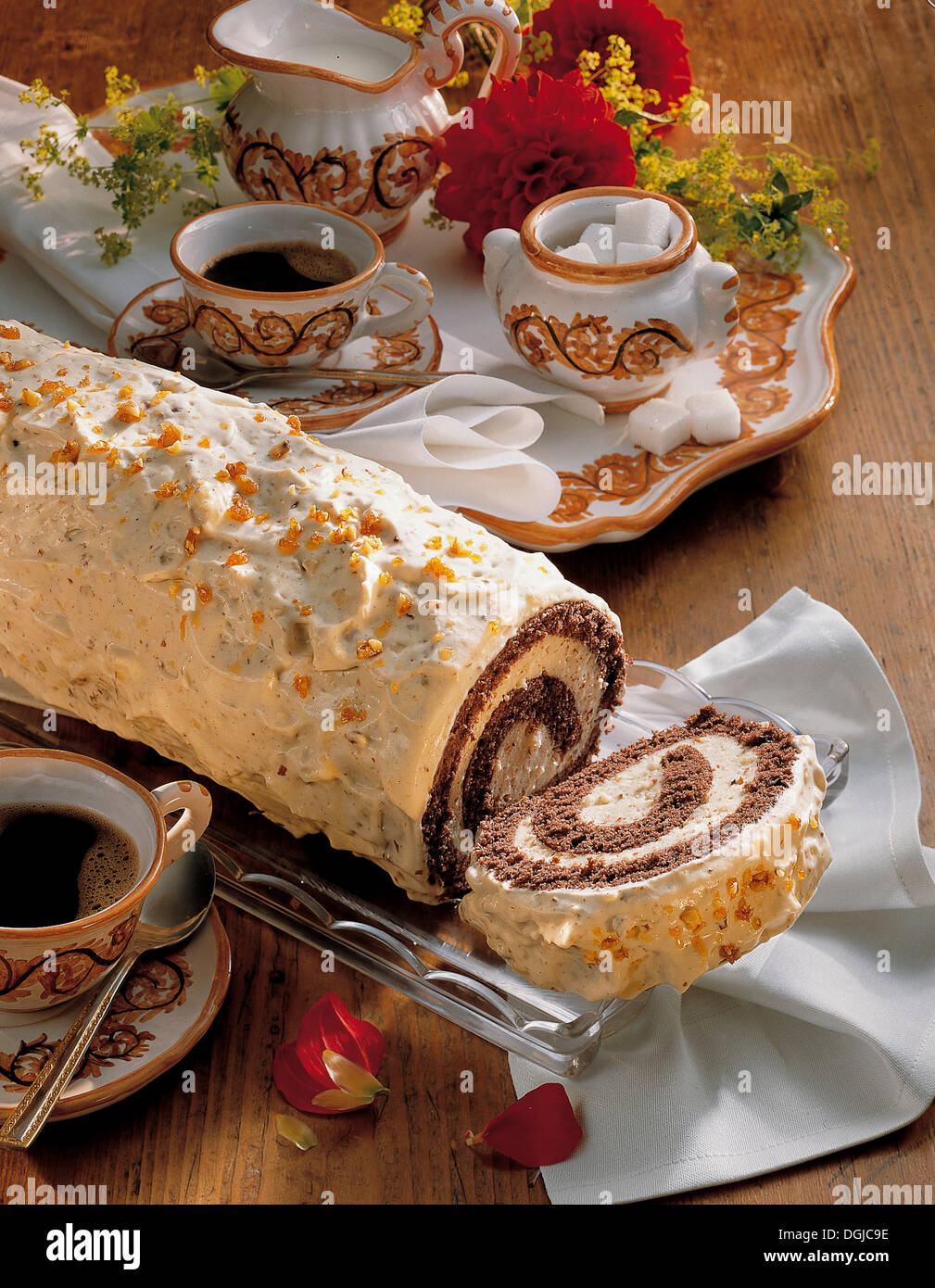 Savory roulade hi-res stock photography and images - Alamy