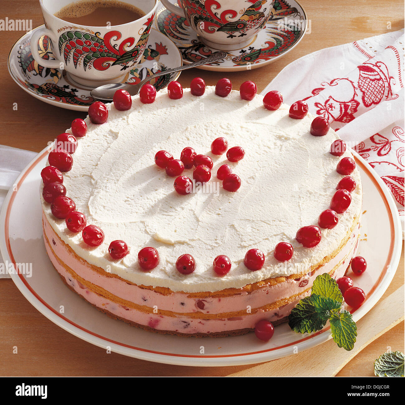 Cranberry cake from the Baikal region, Russia Stock Photo - Alamy