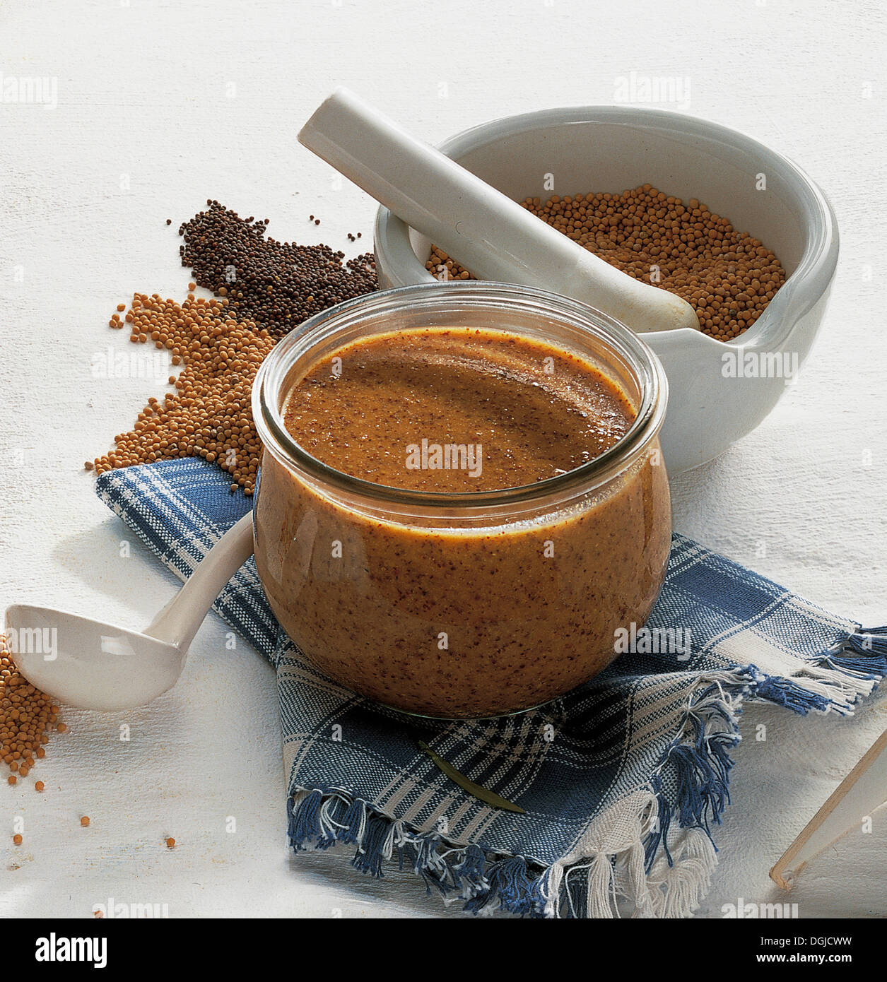 Sweet Bavarian mustard, Germany Stock Photo - Alamy