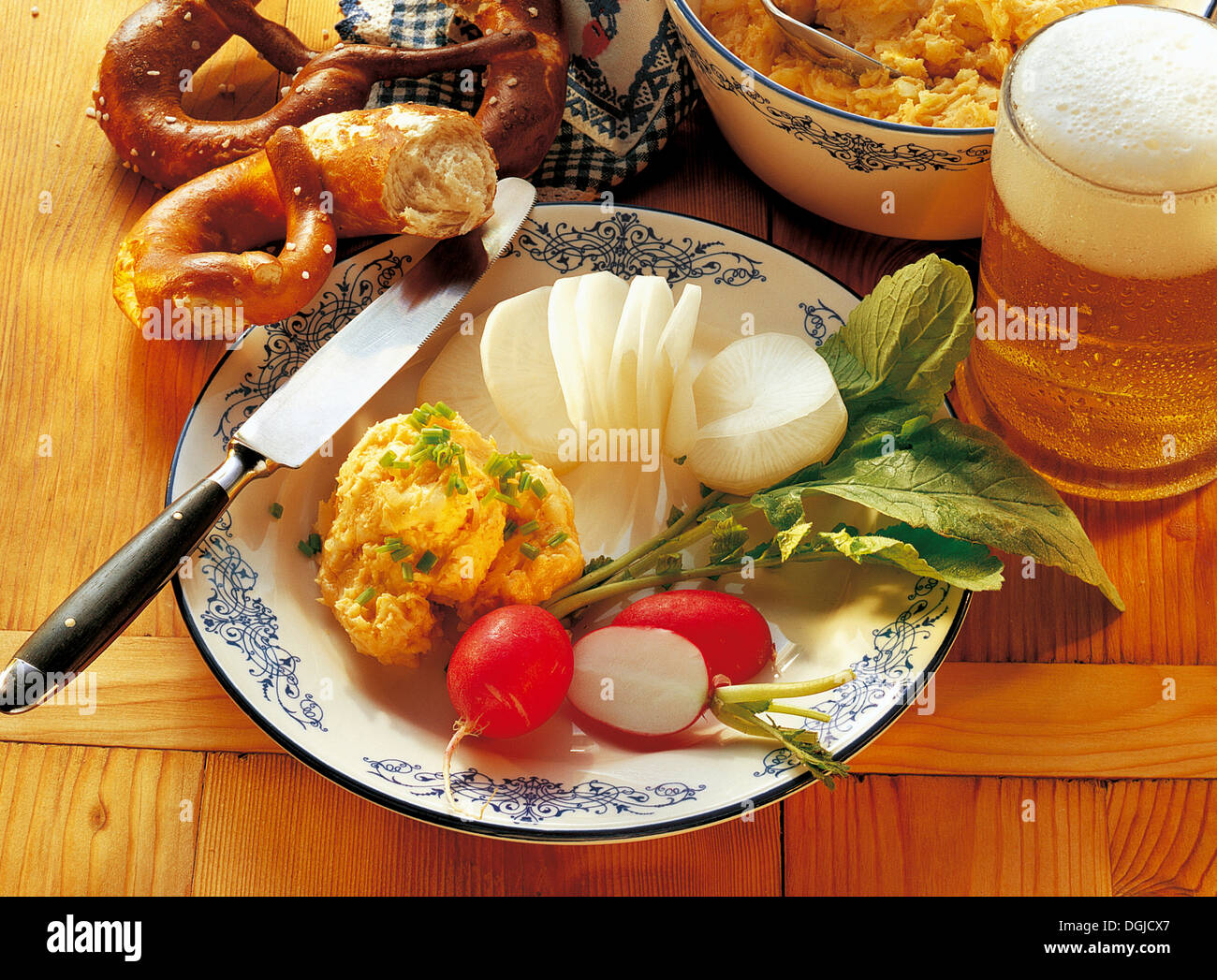 A bavarian cheese delicacy hi-res stock photography and images - Alamy