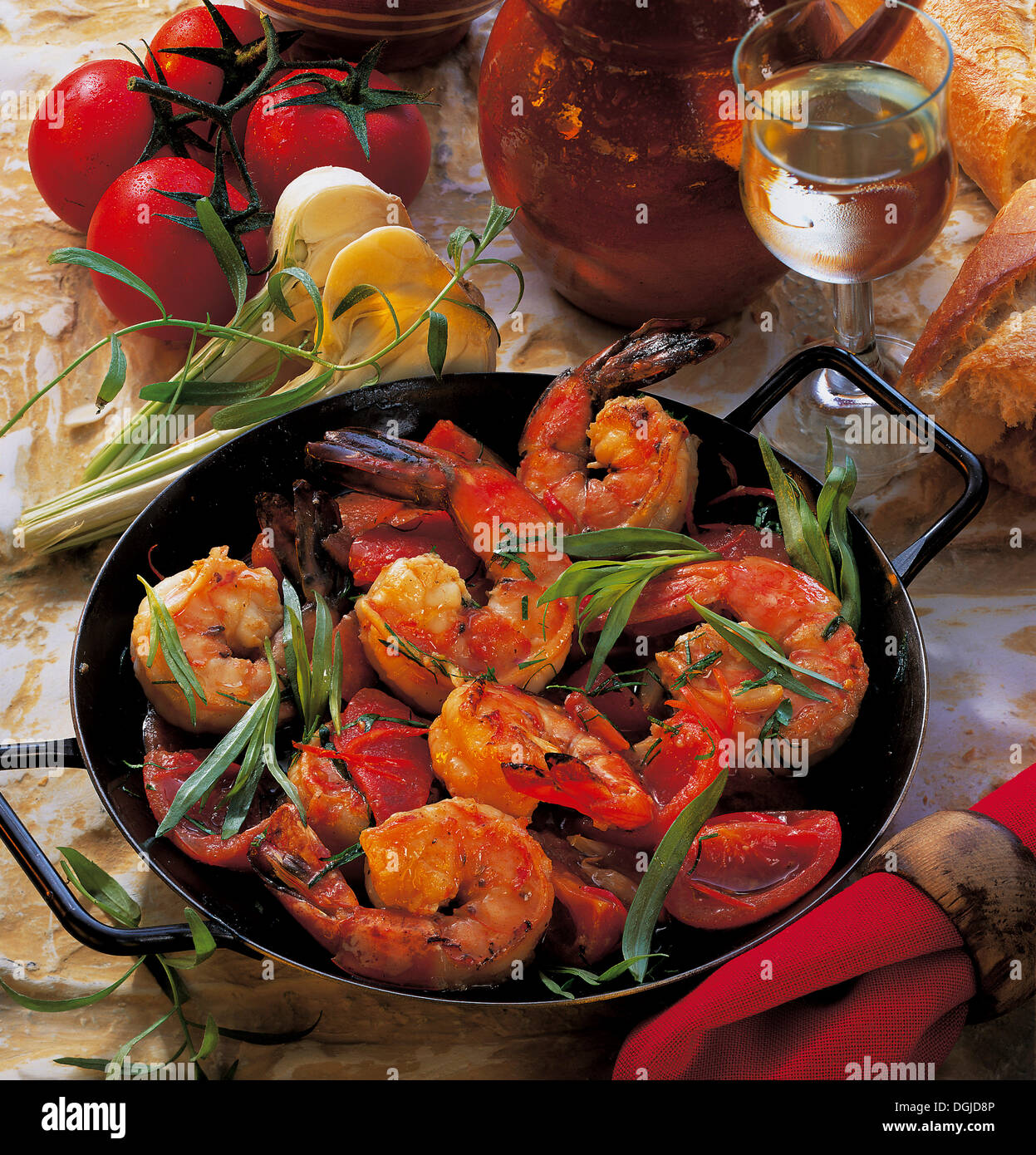 King prawn recipe hi-res stock photography and images - Alamy