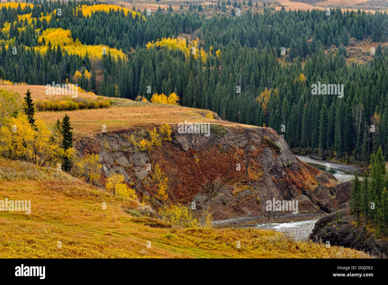Highwood River Valley near Longview Alberta Canada Stock Photo - Alamy