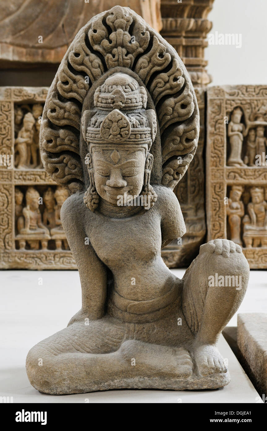 Statue from the Buddhist center of Dong Duong, Cham Museum, Da Nang ...