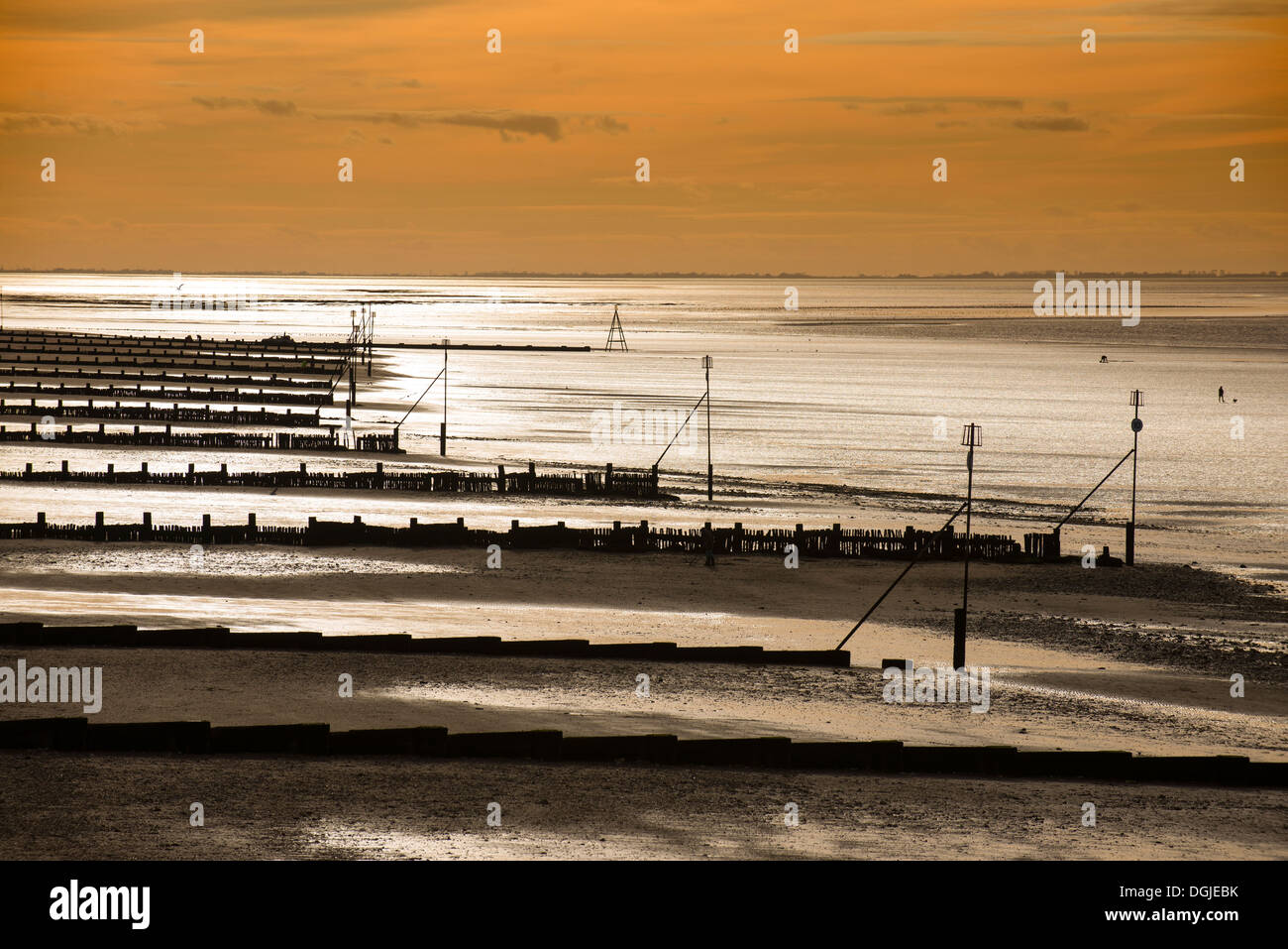 Hunstanton groynes hi-res stock photography and images - Alamy
