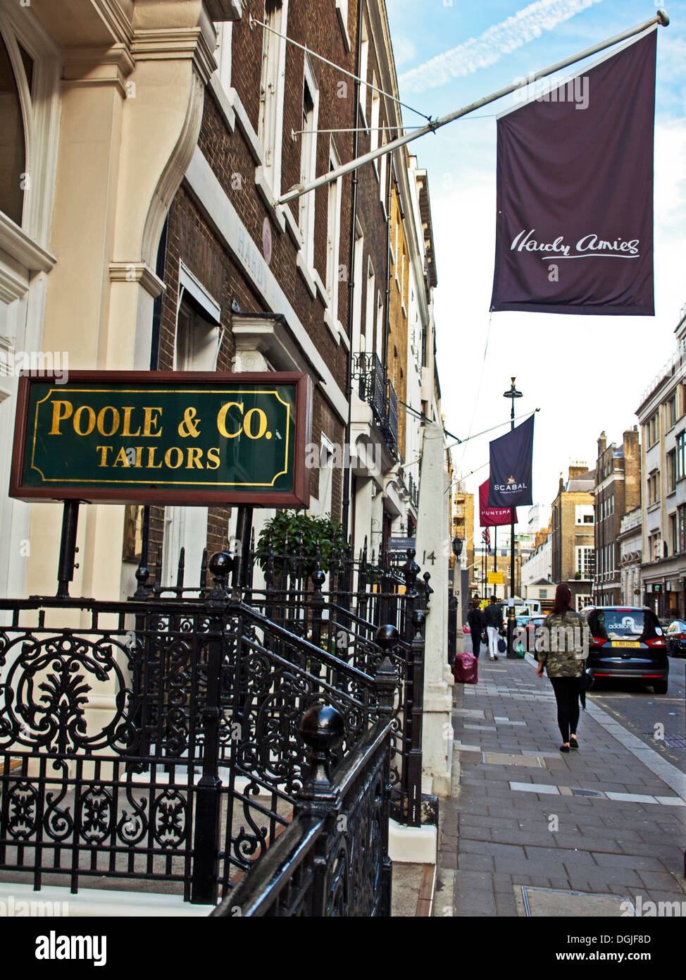 Gentleman's bespoke tailors, Savile Row, London, England, United ...