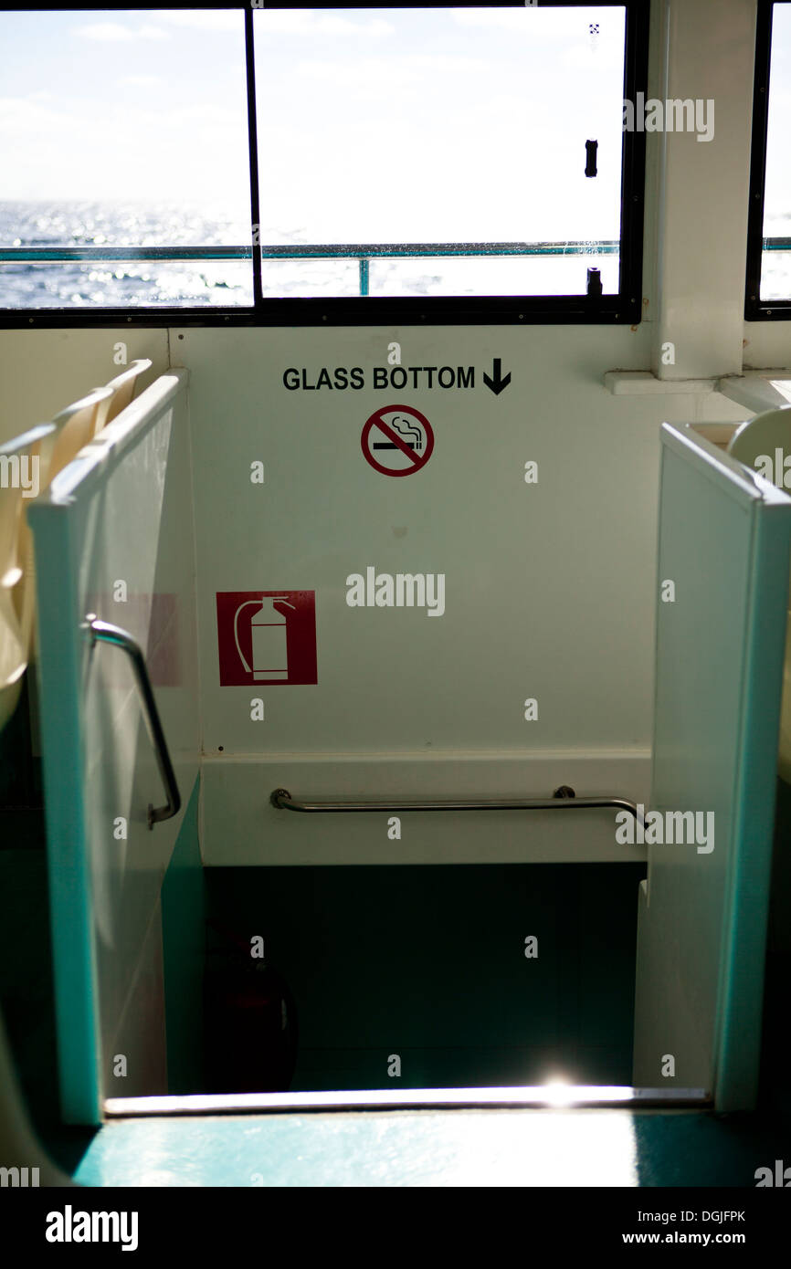 Catamaran glass bottom boat trip hi-res stock photography and images ...
