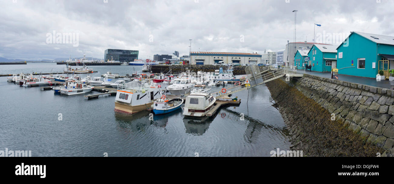 Old port, Reykjavik, Iceland Stock Photo - Alamy