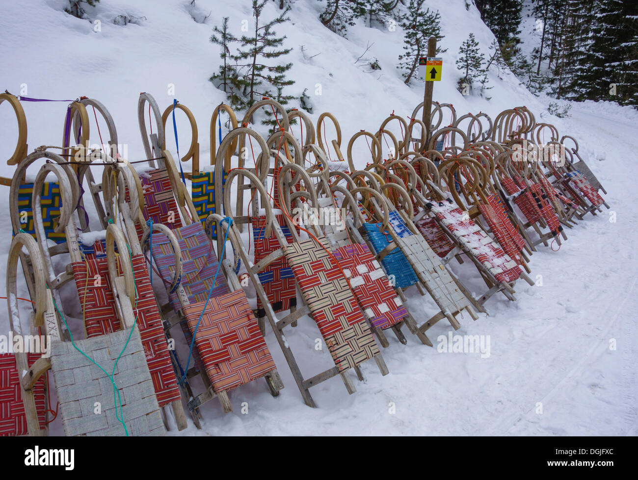 Sleighs sledges hi-res stock photography and images - Alamy