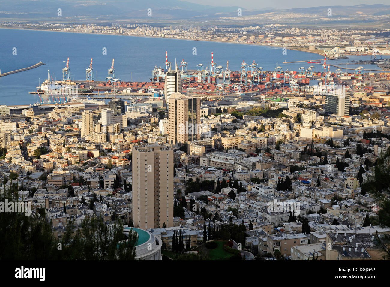 View of Haifa, Israel, Middle East Stock Photo - Alamy