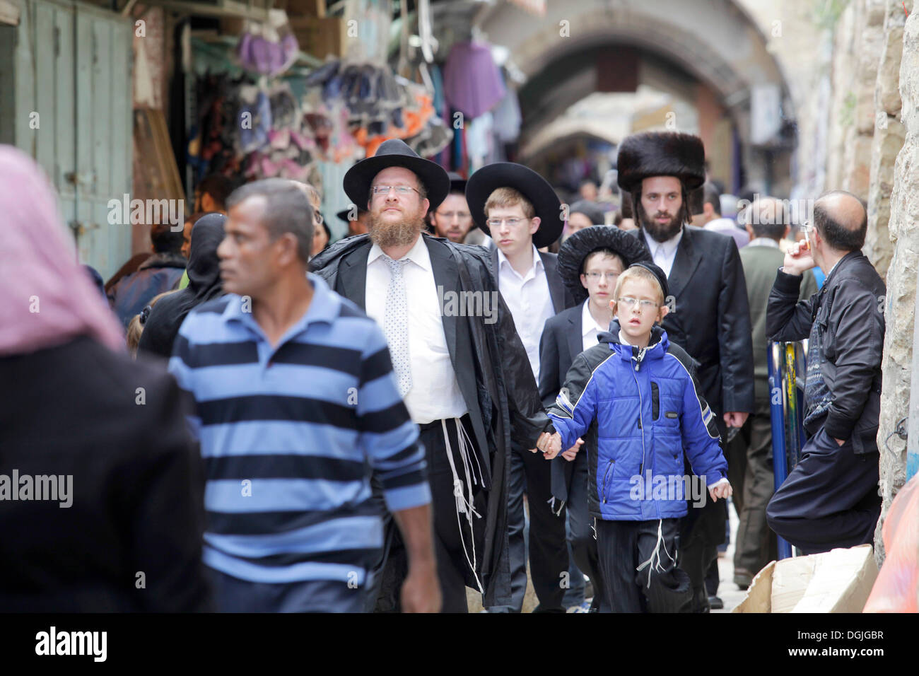 Jews in the Old City of Jerusalem, Yerushalayim, Israel, Middle East ...